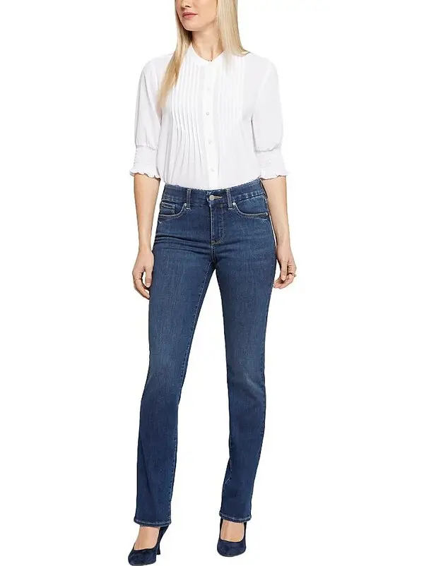 NYDJ Marilyn High Rise Straight Jeans - Cambridge