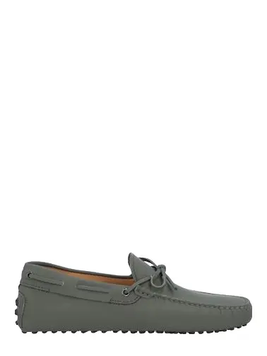 TOD'S Leather Loafers - Green