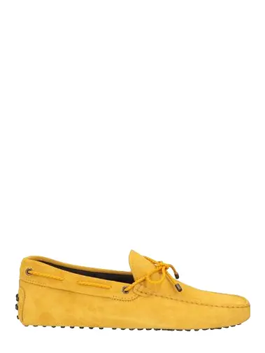 TOD'S Leather Loafers - Yellow