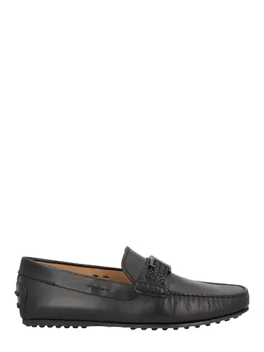 TOD'S Leather Loafers - Black