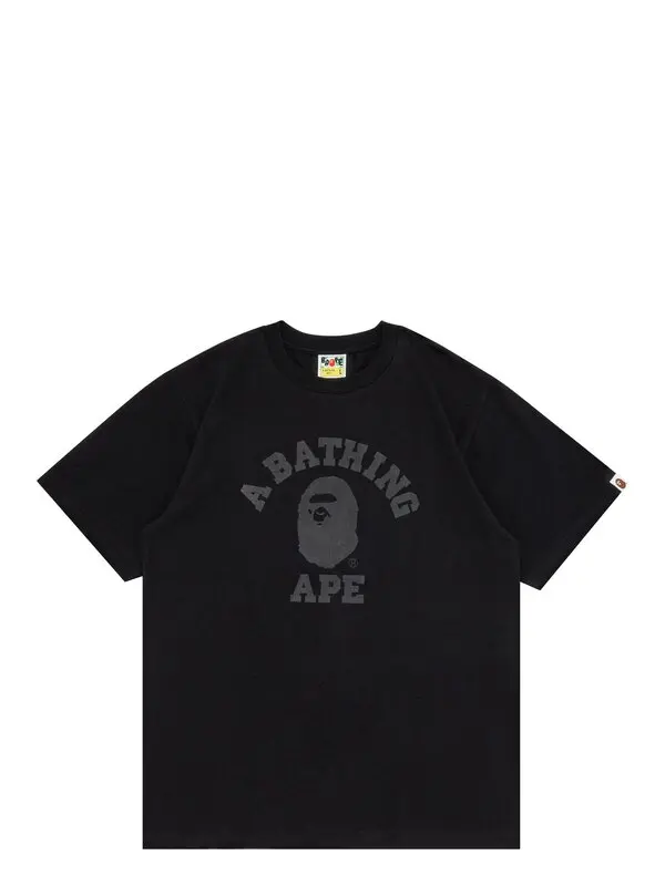 A BATHING APE College Tee - Black