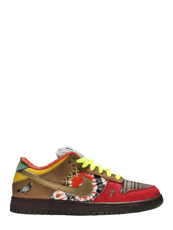 Nike Dunk Low Sb 'what The Dunk' Sneakers - White