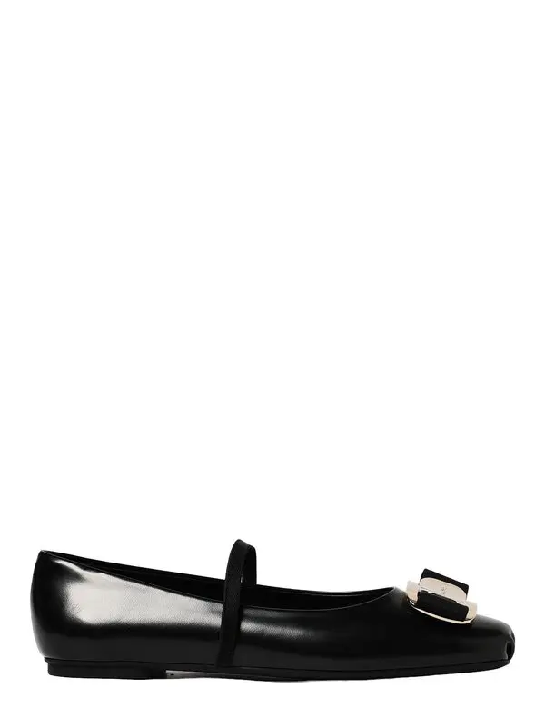 FERRAGAMO Ballerina Flat - Black
