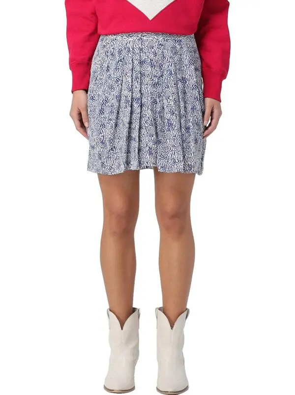 Isabel Marant Étoile Printed Mini Skirt - Blue