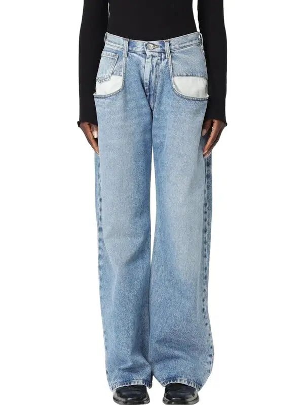 MAISON MARGIELA Wide Leg Jeans - Blue