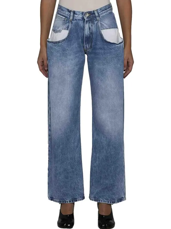 MAISON MARGIELA Wide Leg Jeans - Denim