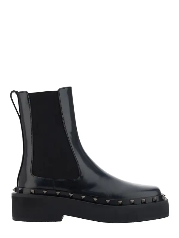 Valentino Garavani Rockstud M Way Boots - Black