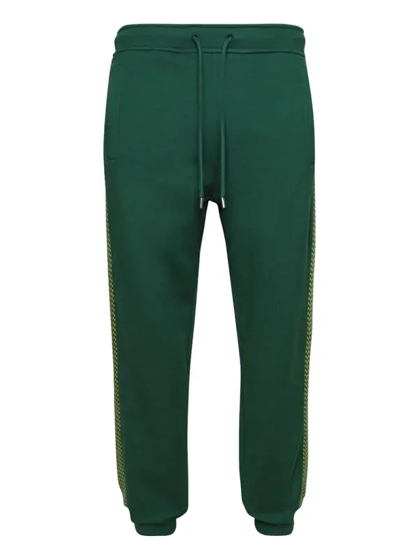 LANVIN Curb Cotton Track Pants - Green
