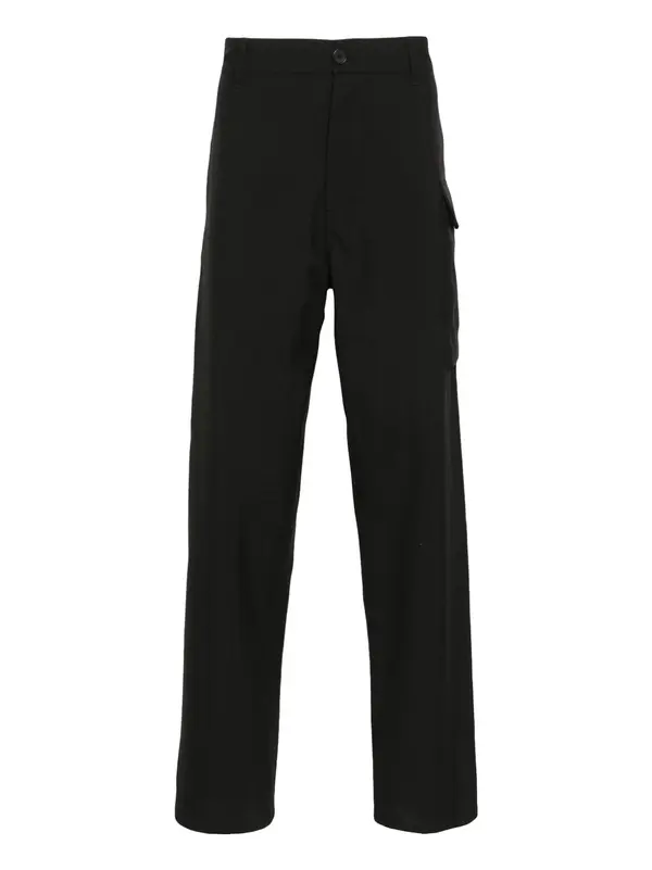 Marni Straight-leg Wool Trousers - Black