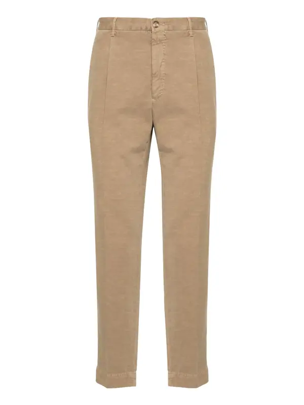 Incotex Tailored Tapered Trousers - Neutrals