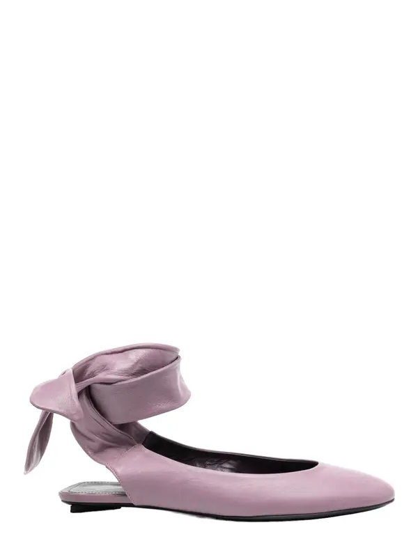 Attico Cloe Ballerina Flats - Purple