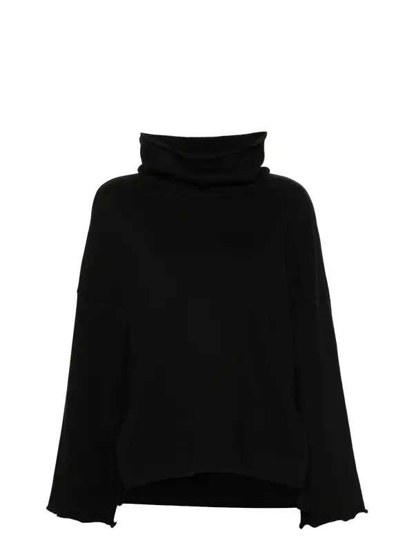 Gauchere Jersey Cotton Sweatshirt - Black