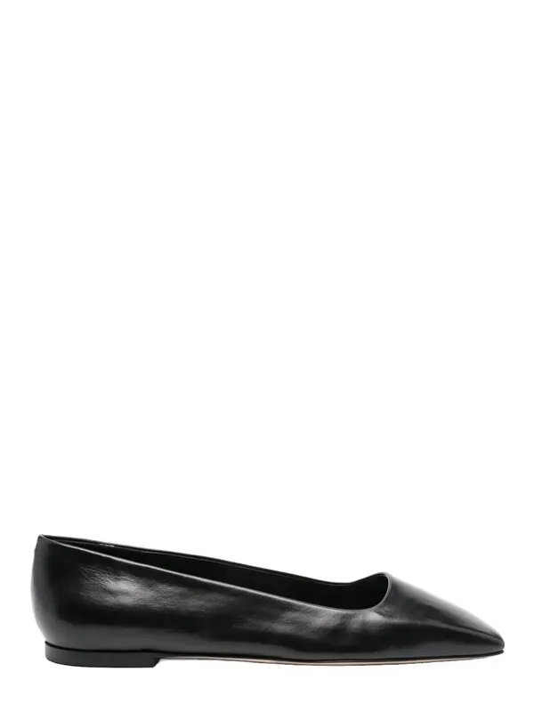 AeydĒ Matti Square-toe Ballerina Shoes - Black