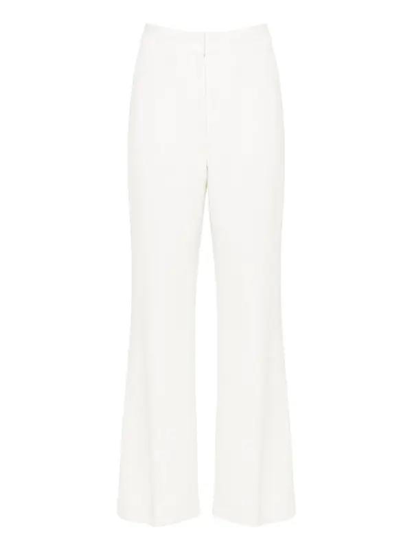 Casablanca Bouclé Tailored Trousers - White