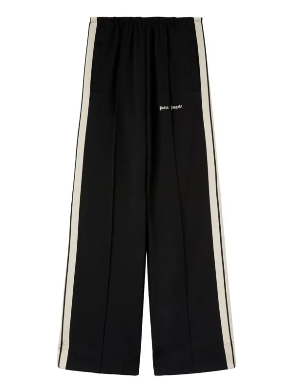 Palm Angels Side-stripe Track Pants - Black