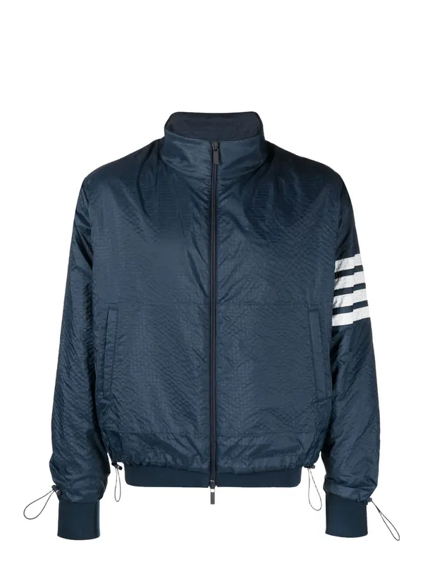 Thom Browne 4-bar Stripe Ripstop Jacket - Blue