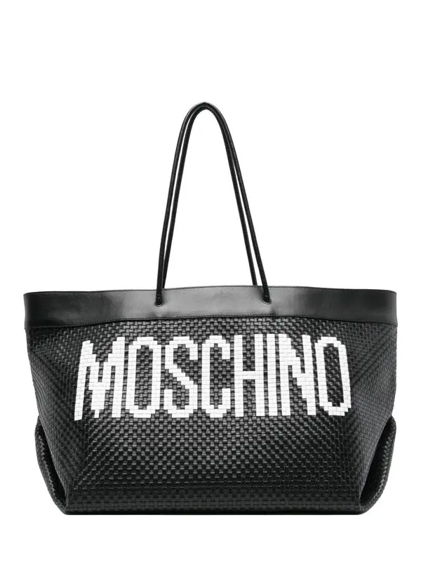 Moschino Interwoven Tote Bag - Black