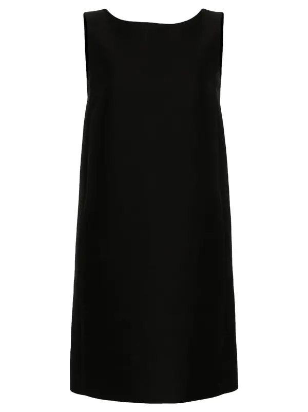 Moschino Sleeveless Cotton Minidress - Black