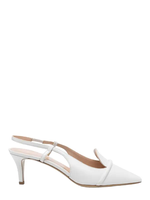 P.a.r.o.s.h 65mm Slingback Pumps - White