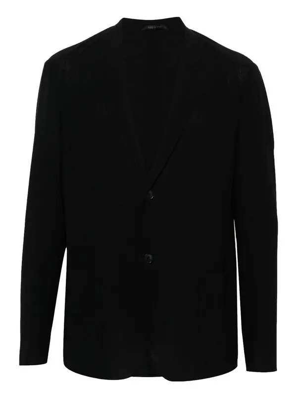 Giorgio Armani Single-breasted Blazer - Blue