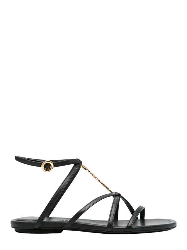 Jacquemus Les Sandales Pralu Leather Sandals - Black