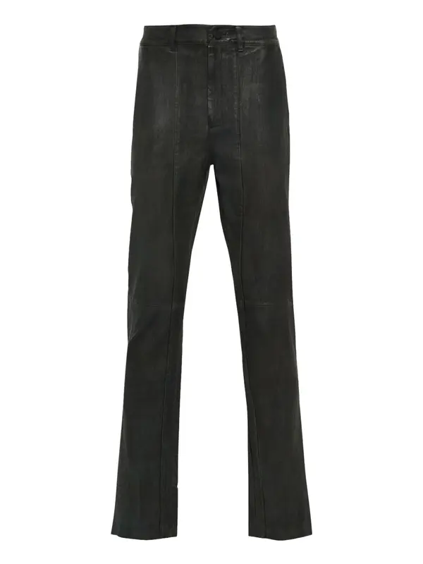 FREI-MUT Merci Leather Trousers - Black