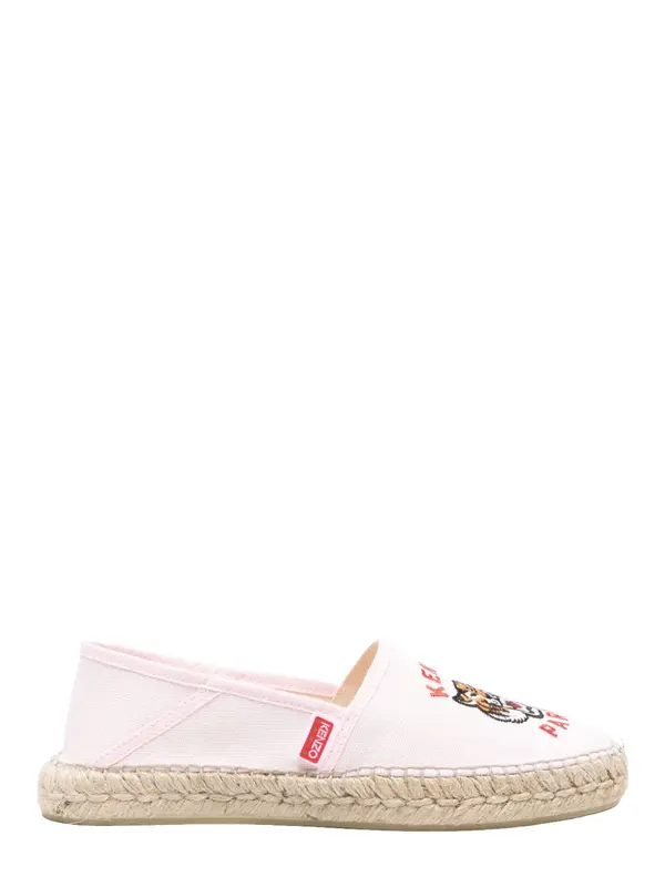 Kenzo Lucky Tiger Canvas Espadrilles - Pink