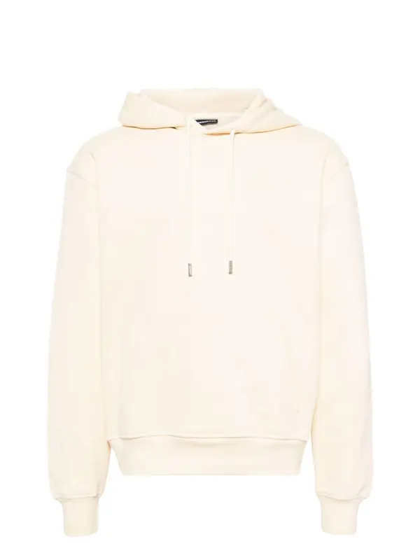 Jacquemus Logo-embroidered Hoodie - Neutrals
