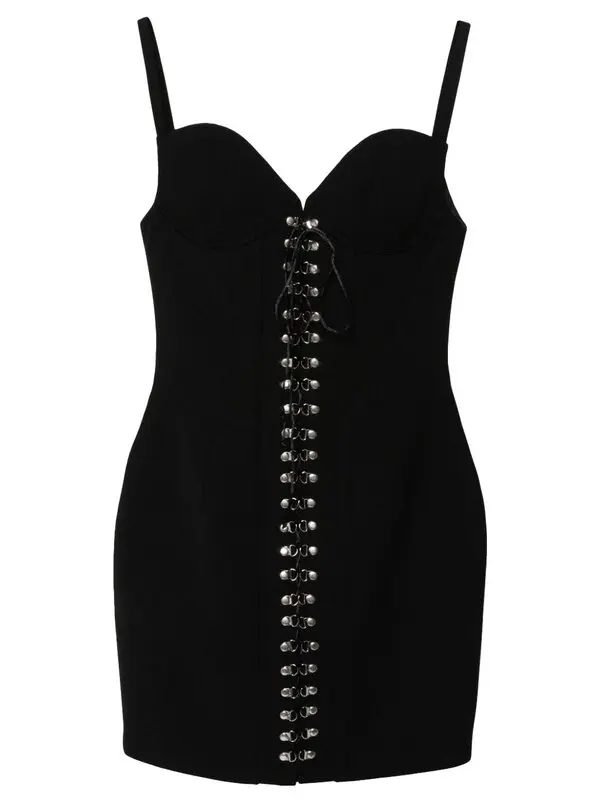 THE NEW ARRIVALS ILKYAZ OZEL Lya Mini Dress - Black