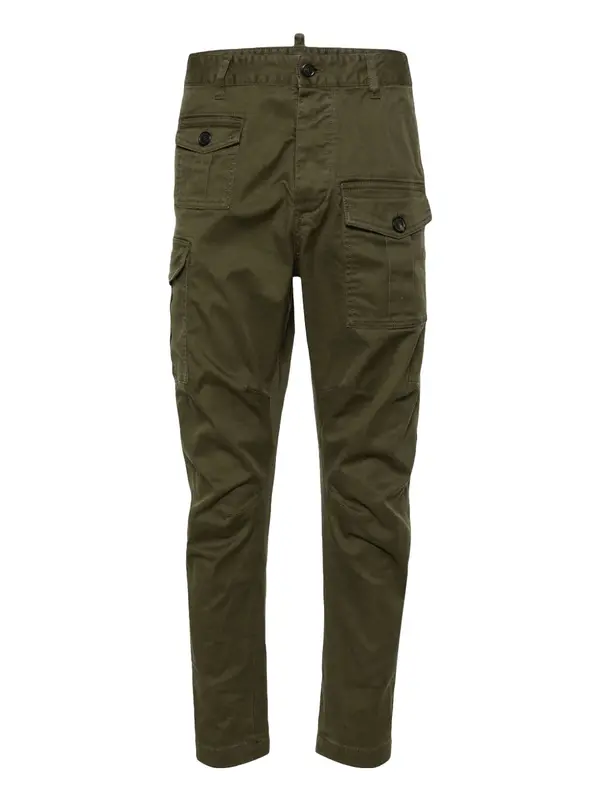Dsquared2 Tapered Cargo Trousers - Green