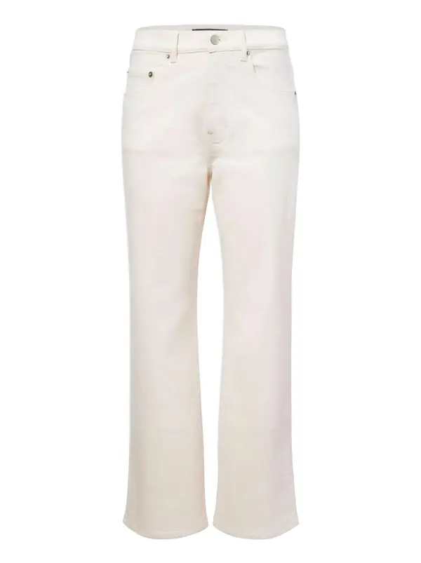 Proenza Schouler Jasper Straight-leg Cropped Jeans - White