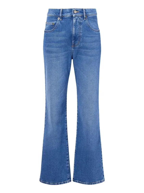 Proenza Schouler Jasper Straight-leg Cropped Jeans - Blue