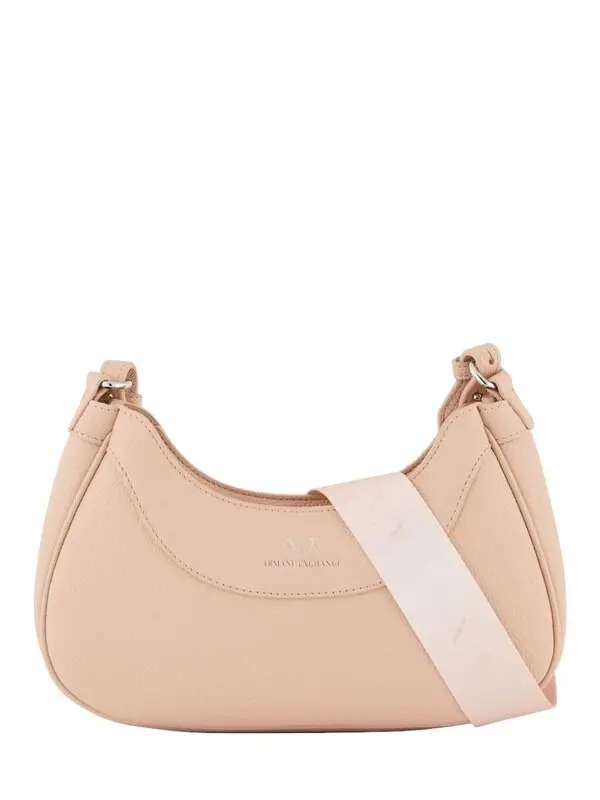 Armani Exchange Faux Leather Shoulder Bag - Neutrals