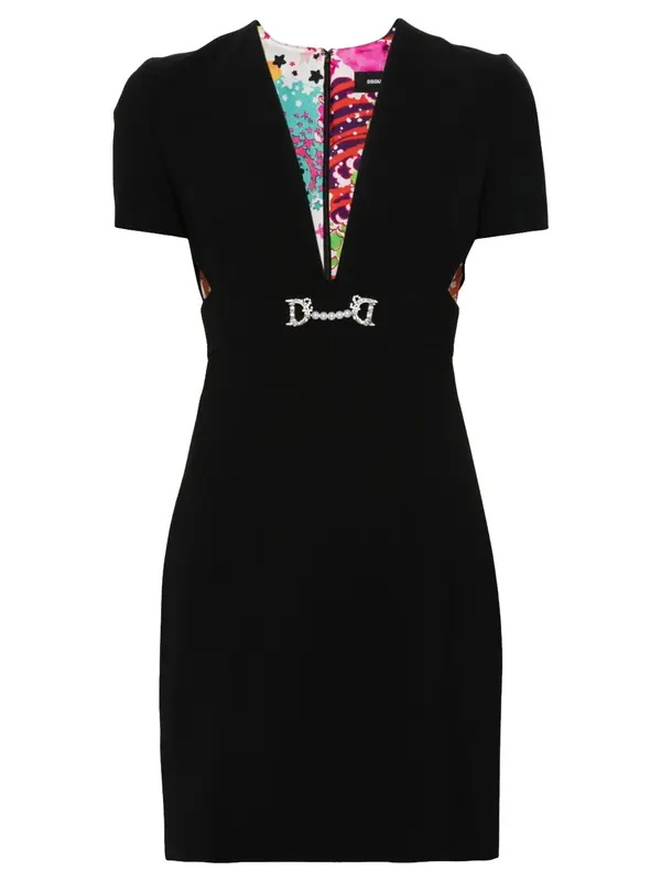 Dsquared2 Cutout-detail Dress - Black
