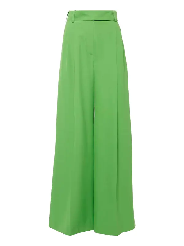 Alexandre Vauthier High-rise Wide-leg Pants - Green