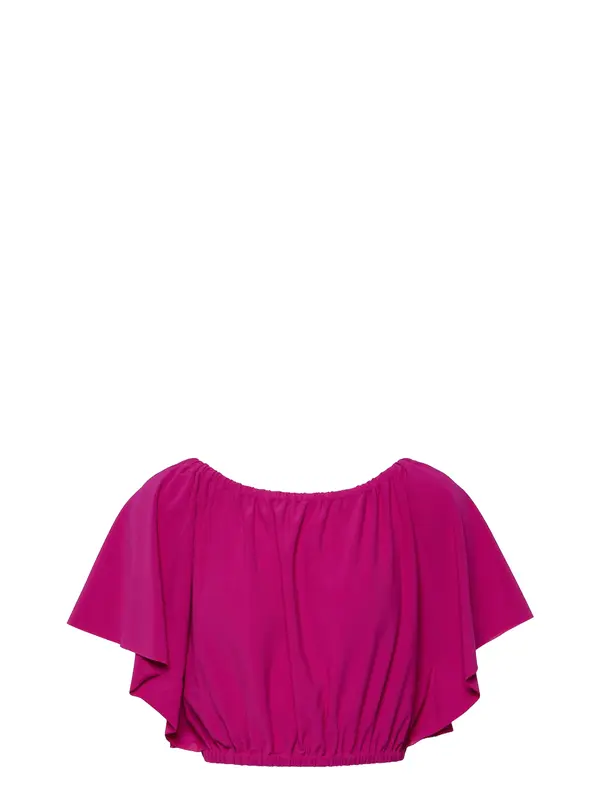 ERES Solal Jersey Crop Top - Pink