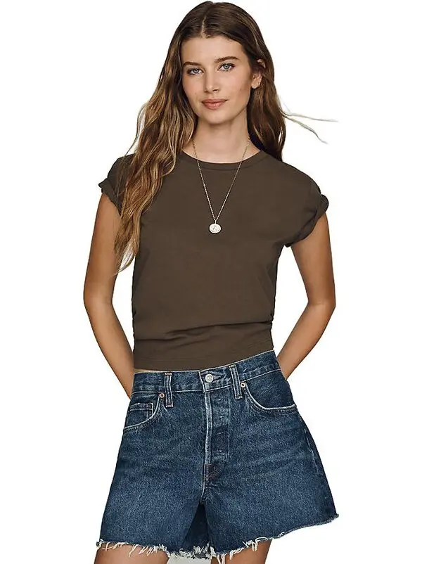 AGOLDE Adine Crop T-shirt - Uniform