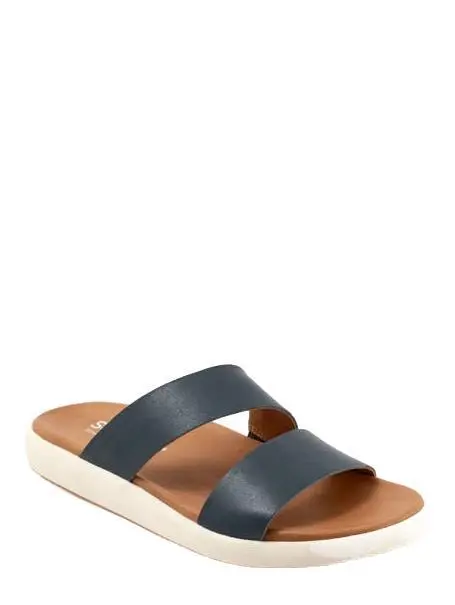 Softwalk Jenna Platform Sandal - Navy