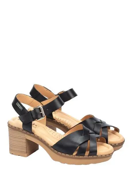 Pikolinos Canarias Ankle Strap Sandal - Black