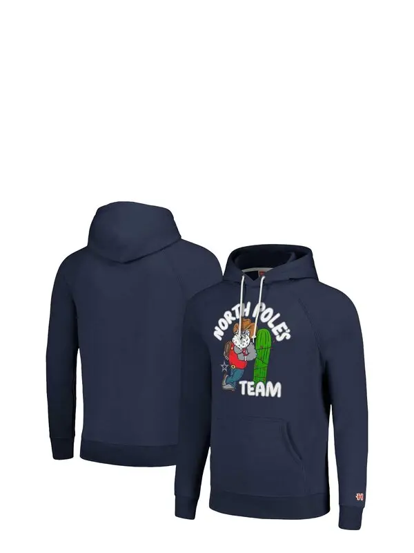 HOMAGE Dallas Cowboys Holiday Raglan Pullover Sweatshirt - Navy
