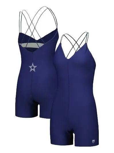 KADYLUXE Dallas Cowboys Diana Romper - Navy
