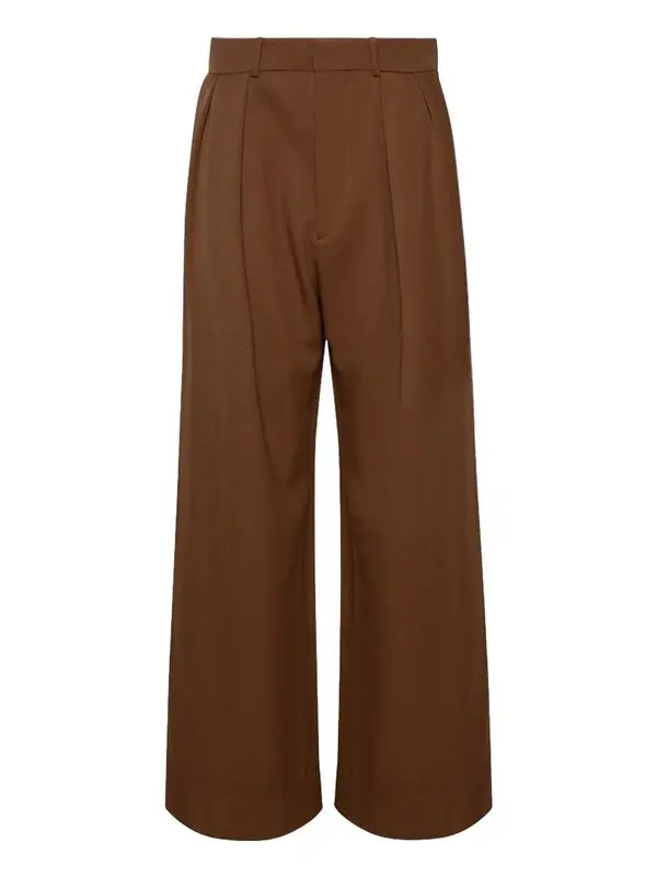 Wardrobe.NYC Low Rise Trousers - Brown