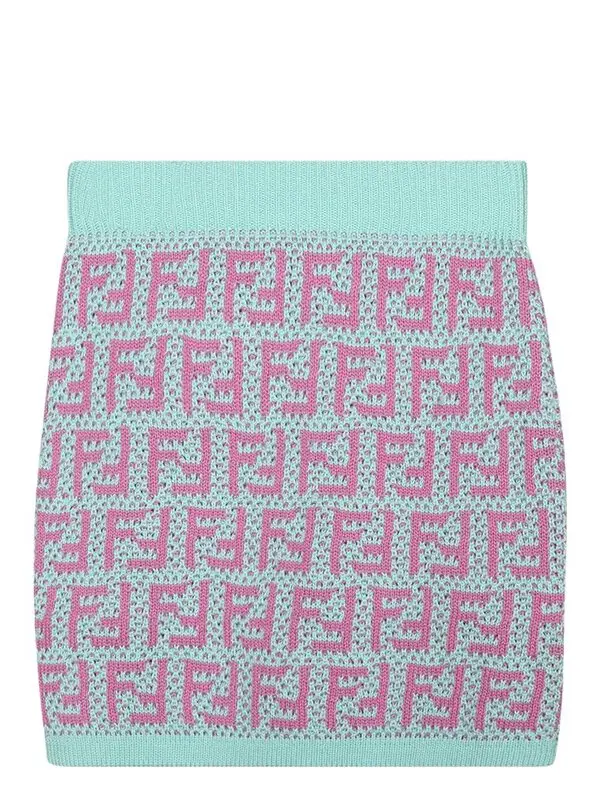 Fendi Knitted Skirt - Aqua Holl