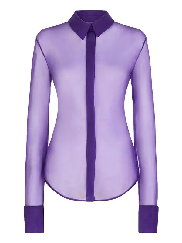 Attico Elton Shirt - Purple
