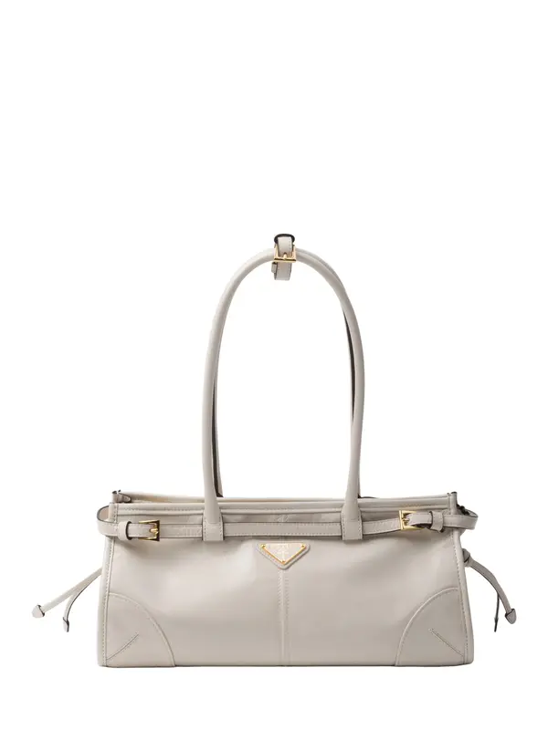 Prada Medium Leather Handbag - White