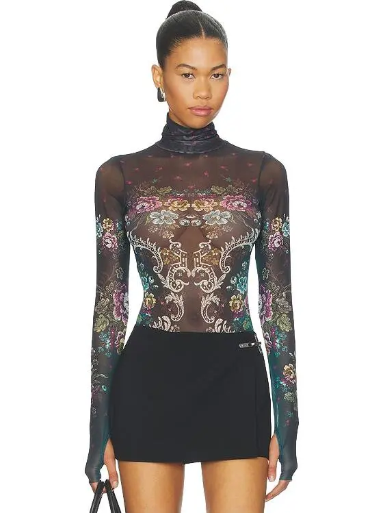 AFRM Milo Bodysuit - Baroque Floral