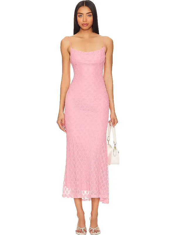 Bardot Adoni Midi Dress - Lili Pink