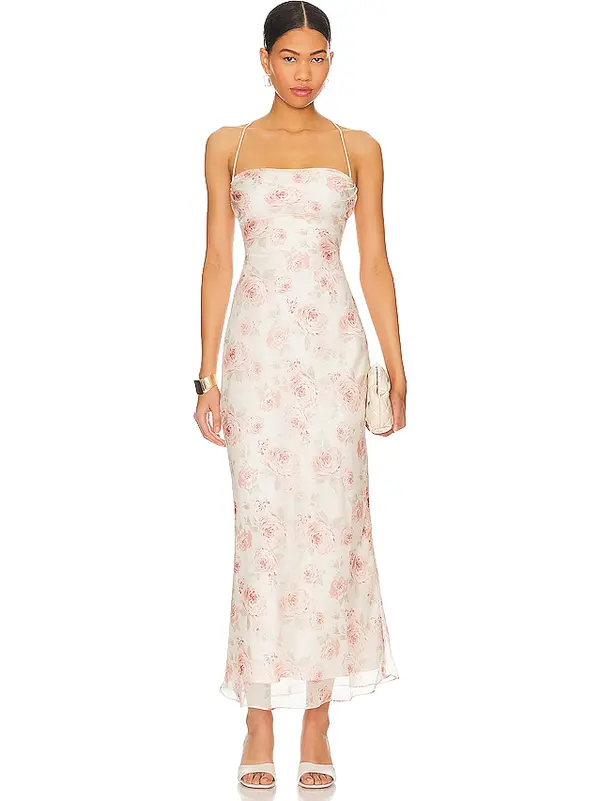 MORE TO COME Gabriela Maxi Dress - Blush Floral