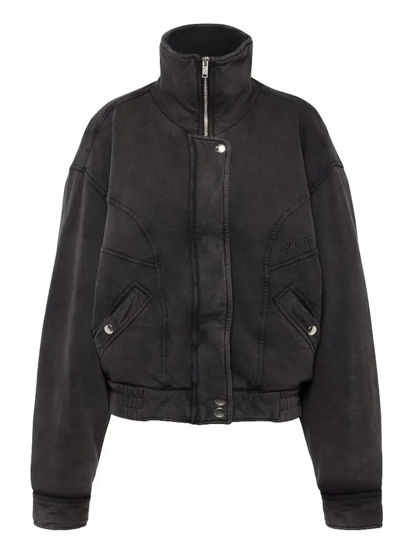 MARANT ETOILE Parveti Bomber Jacket - Grey