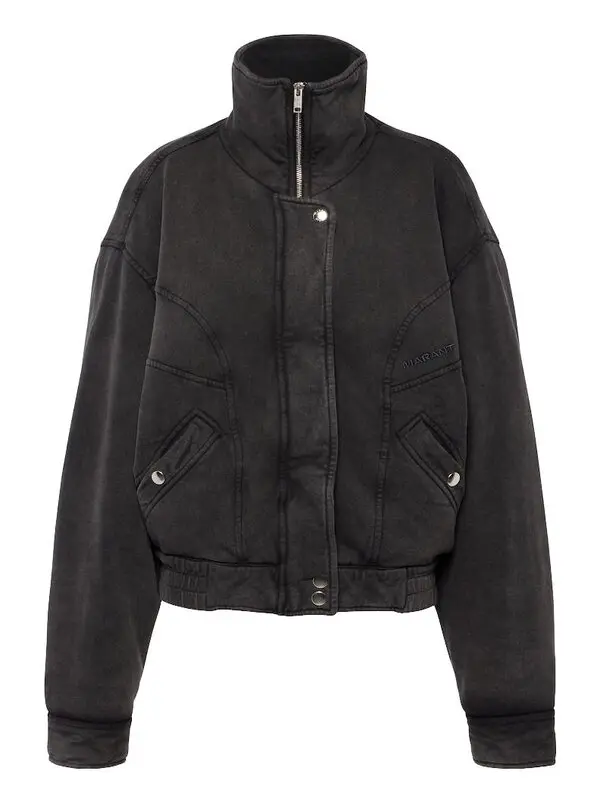 MARANT ETOILE Parveti Bomber Jacket - Grey